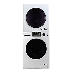 Equator Digital Touch Apartment 110V Set 18lbs Washer+Vented 3.5cf Auto/Time Dry