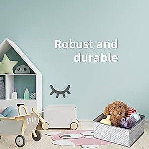 ShanSon Fabric Storage Bins 1 Pack One Click Installation Storage Cubes with Lids Foldable Storage Baskets with Cover for Home Bedroom Kids Room Closet Office Nursery and Toys Organization Grey