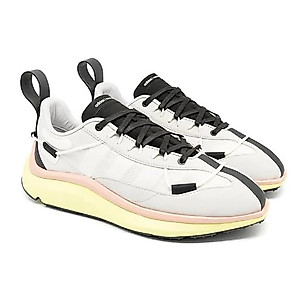 ADIDAS X Y-3 SHIKU Run Sneaker, Core White/Grey One/Hi-Res Yellow, US Mens 7.5 / US Womens 8.5