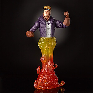 Marvel Classic Hasbro Legends Series 6" Collectible Action Figure Cannonball Toy (X-Men/X-Force Collection) – with Wendigo Build-A-Figure Part, Brown/A