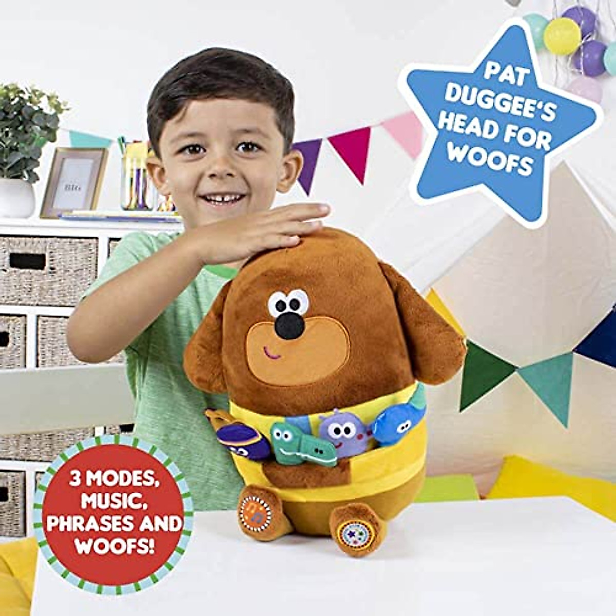 Hey Duggee AB Gee abgee 539 2149 EA with Music and Storytime Squirrels, red, 15 x 18 x 30 Centimeters