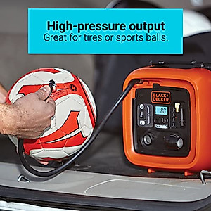 BLACK+DECKER 12V DC Multipurpose Inflator (BDINF12C)