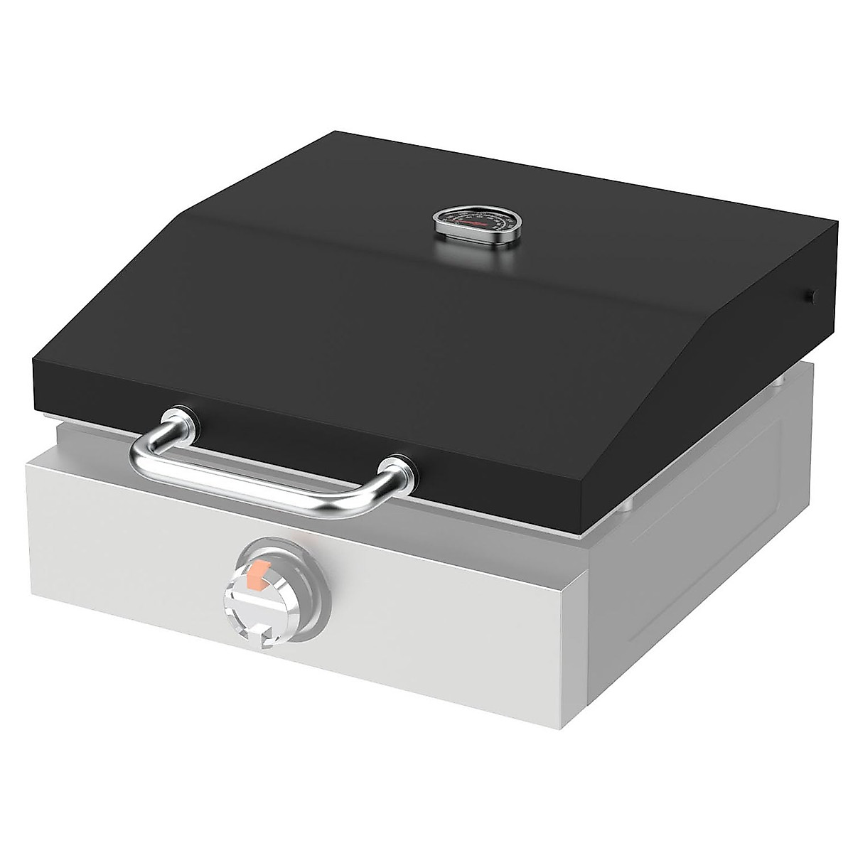 Griddle Lid for Blackstone 17 Inch Adventure Ready 1832 Griddle Flat Top Grill Station, Outdoor Hinged Lid Griddle Hard Cover Hood with Handle for 17" Blackstone Tabletop Cooking Station Griddle