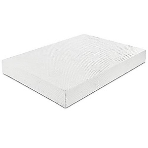PrimaSleep 9 Inch Multi Layer Gel-Infused Memory Foam Mattress, Full, White