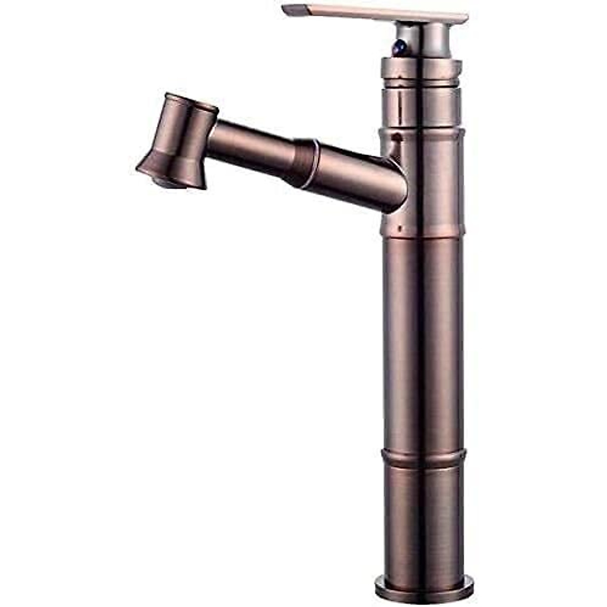 CUTSUGOK Brass Bathroom Tap Retro Extensible with Removable Hand Sheet Faucet Single Line Mixer Kitchen Faucet Faucet Bathtub Water Faucet