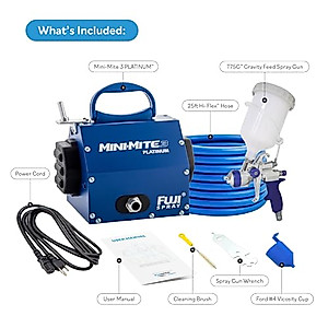 Fuji Spray 2803-T75G Mini-Mite 3 Platinum - T75G Gravity HVLP Spray System