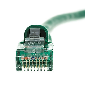 Cable Central LLC Cat 6 Ethernet Cable 100 Feet (10 Pack) High Speed Internet Patch Cord Cat 6 with RJ45 Connector - Green UTP Booted 100 Ft Computer Network Cable, Internet Cable, Cat 6 Cable