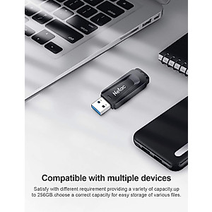 Netac Thumb Drive 32GB Flash Drive 3.0 USB Sticks 32GB Jump Drive, Read Speeds up to 90MB/s