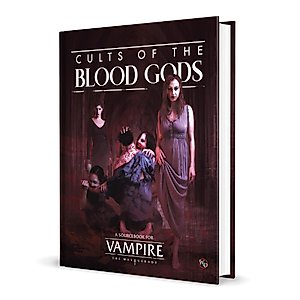 Renegade Game Studios Vampire: The Masquerade 5th Edition Roleplaying Game Cults of The Blood Gods Sourcebook, Ages 18+, Black
