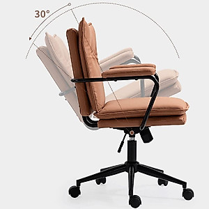 MayNuo Office Chair Gaming Chair Computer Chair Home Computer Chair Student Dormitory Study Chair Back Comfortable Sedentary Office Chair Desk/Black-Soul Eater1