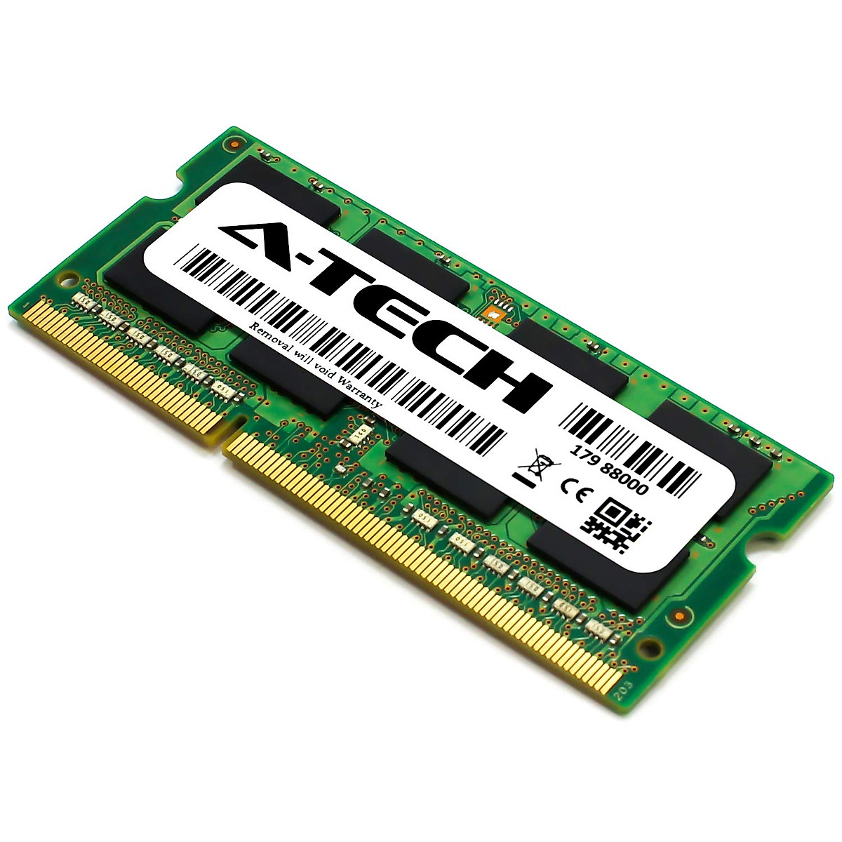 A-Tech 8GB RAM Replacement for Samsung M471B1G73QH0-YK0 | DDR3/DDR3L 1600MHz PC3L-12800 2Rx8 1.35V SODIMM 204-Pin Memory Module