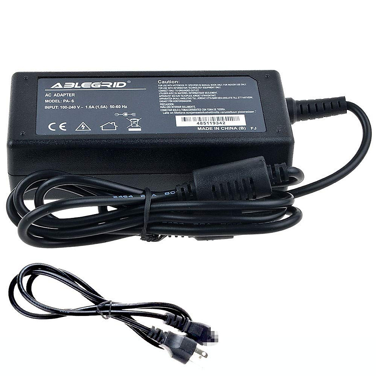 ABLEGRID 12V 60W AC/DC Adapter for Current USA Orbit Marine LED Aquarium Light Fixture 36''-48'' 36 to 48-Inch Model 4102 4102-A 4102-B 12VDC Power Supply Cord Cable PS Battery Charger