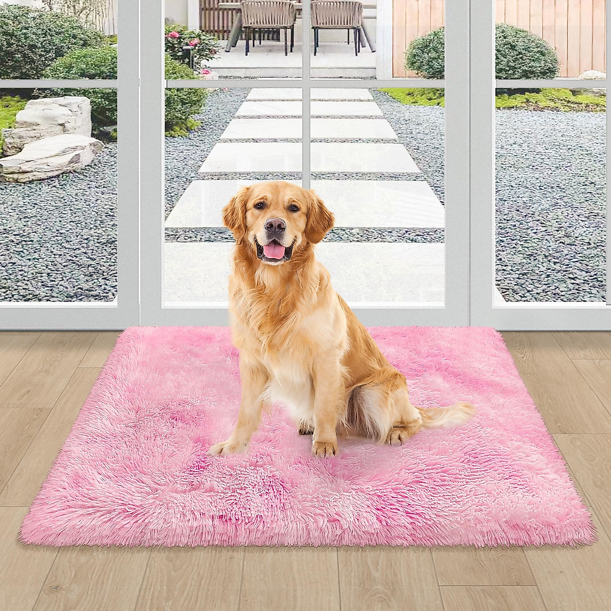 TENNOLA Small Bedside Pink Area Rug 2x3 ft Rug for Bedroom Shaggy Throw Rugs for Dorm Rug, Soft Shag Carpet for Kids Room, Plush Comfy Fluffy Bedside Rug for Home Decor Aesthetic