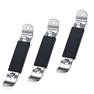 3 Pieces Magnetic Bottle Openers Can Opener Classic Beer Opener Stainless Steel Small Bottle Opener Can Tapper with Magnet for Camping and Traveling HANCELANT
