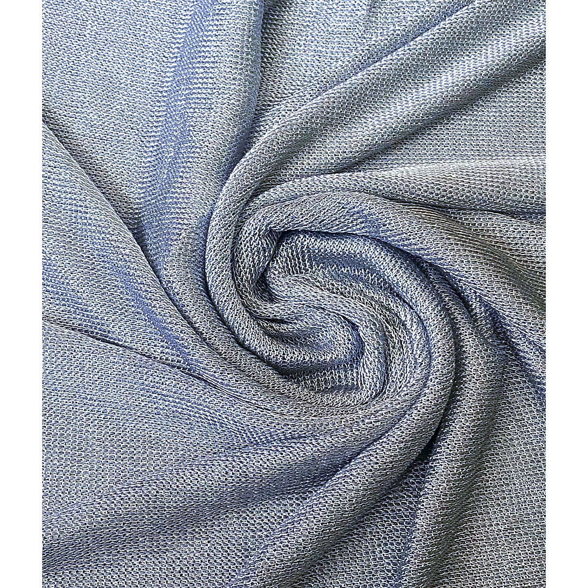 Keily & Megan Inc, 60" Wide Stretch Vintage Chainmail Medieval Era Armour LARP Cosplay Faux Metallic Chainmail Fabric by The Yard (Silver, 1 Yard)