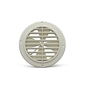 Thetford RV Camper Ceiling AC Vent with Damper White PN 94275