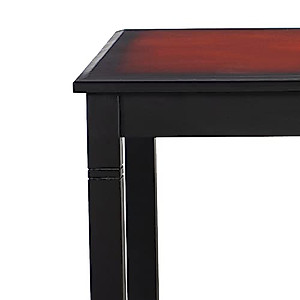 Linon Camden Table, 36" w x 20.5" d x 18" h, Cherry Coffee