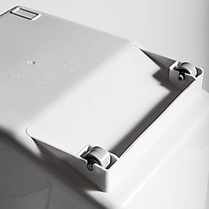 UPKOCH Rice Storage Container Rice Bucket Pantry Food Storage Jar Container Food Storage Bin for Flour Sugar Baking Supplies (Size L Grey)