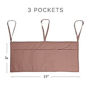 Natemia Baby Nursery Crib Organizer- Hanging Diaper Organizer for Crib - Made in Portugal