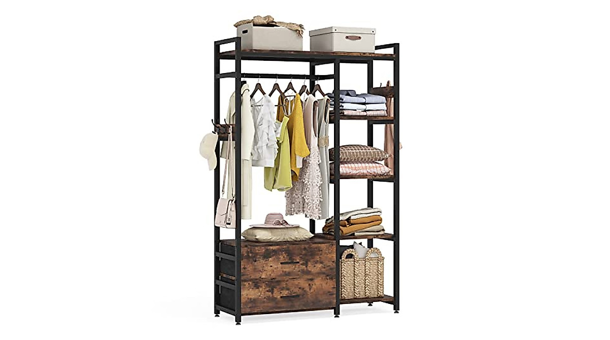 LITTLE TREE Freestanding Closet Organizer & Rack for Clothes