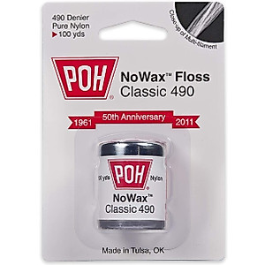 Poh Dental Floss Unwaxed 100 Yd (12x100yd)