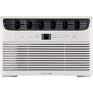 Frigidaire FFRE063WAE Window-Mounted Room Air Conditioner, 6,000 BTU with Multi-Speed Fan, Programmable Timer, Energy Star Certified, in White