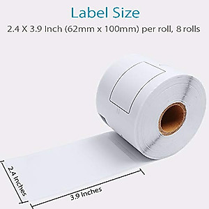 COLORWING Compatible Brother Labels DK-1201 12 Rolls and DK-1202 8 Rolls