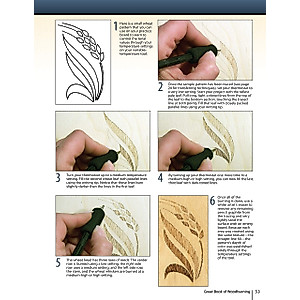 Great Book of Woodburning: Pyrography Techniques, Patterns and Projects for all Skill Levels (Fox Chapel Publishing) 30 Original, Traceable Designs and Step-by-Step Instructions from Lora S. Irish