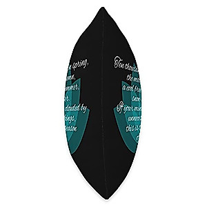 Zen DESIGN CO. Wumen Wu-Men Poem Ten Thousand Flowers in Spring Throw Pillow, 18x18, Multicolor