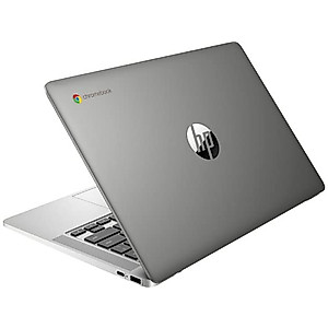 2022 Newest HP Chromebook Laptop, 14" HD Screen, AMD 3015Ce Processor, 4GB RAM, 32GB eMMC Flash Memory, Webcam, WiFi, Bluetooth, Fast Charge, Chrome OS, Mineral Silver (Renewed)
