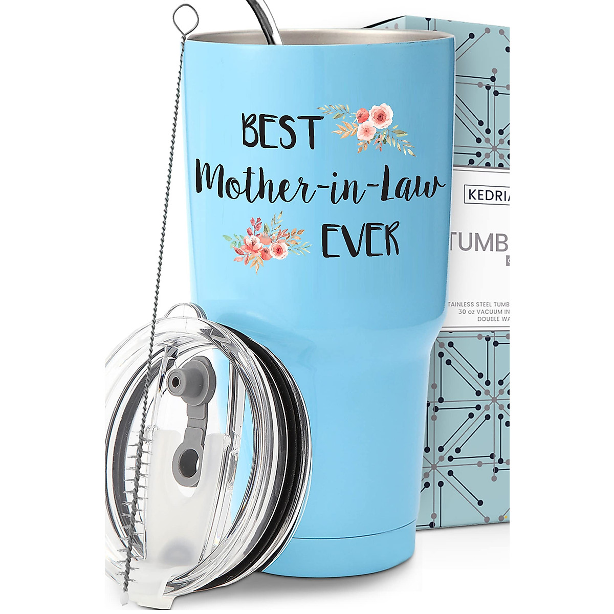 KEDRIAN Mother In Law Tumbler 30oz, Mother In law Gifts From Daughter in Law, Birthday Gift For Mother In Law Gift Mug, Gifts For Mother In Law Birthday Gifts For Mother In Law From Daughter In Law