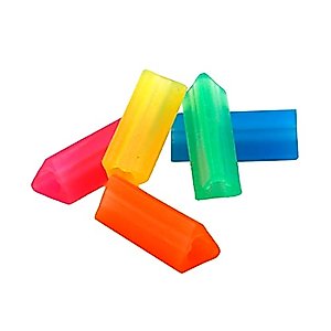 The Pencil Grip- Classic Triangle Grip, Pencil Holder, Ergonomic Writing Aid, Pencil Grips for Kids Handwriting, Perfect for Right or Left Handed Users, Assorted Colors, Pack of 100