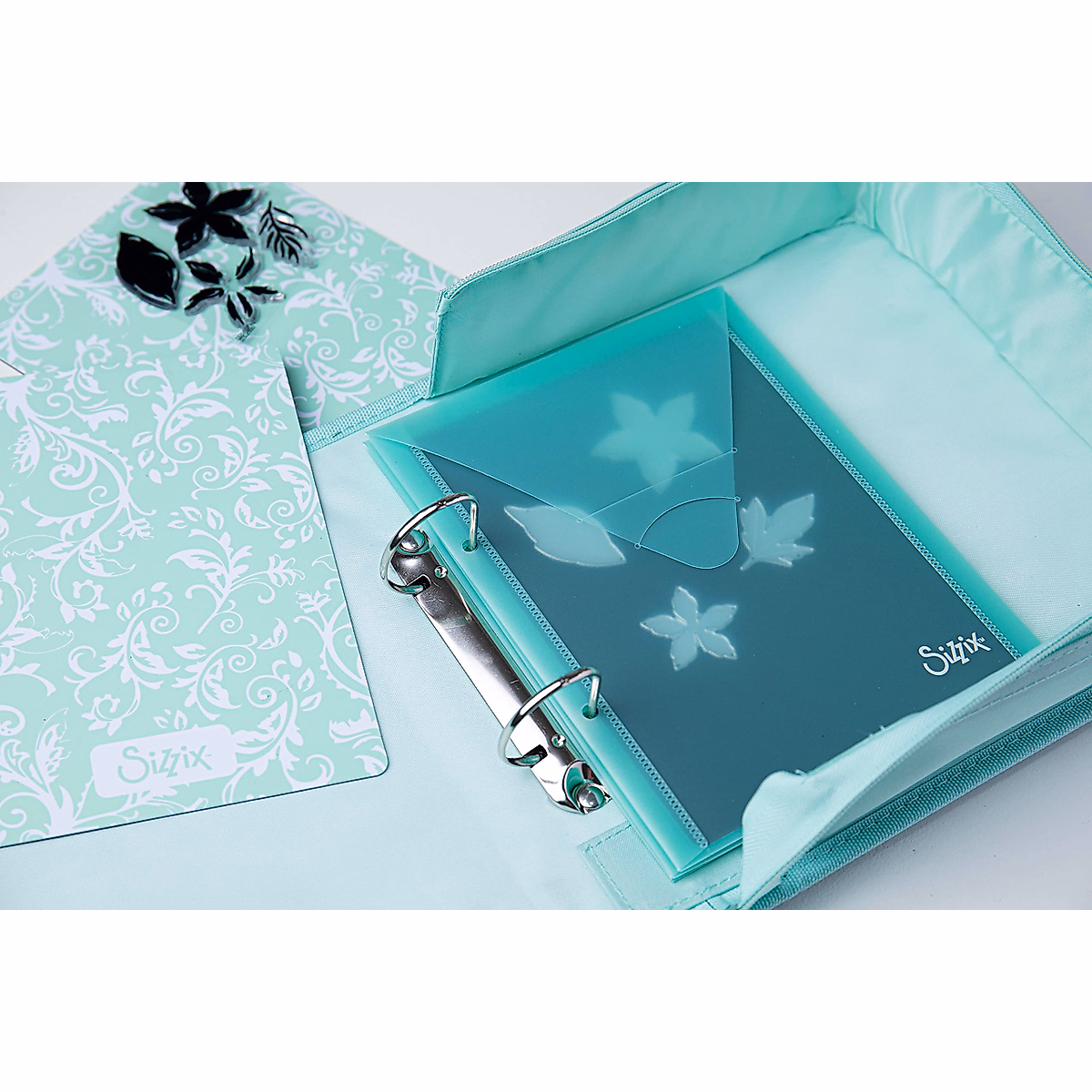 Sizzix Frmlt & Thnlt STO Sol, Sm, Mint Julep Framelits & Thinlits Die Storage Solution Small, Multicolor