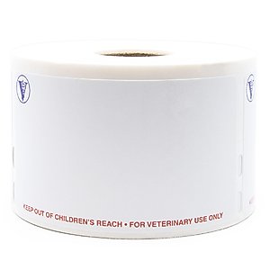 LabelValue.com | IDEXX Compatible Veterinary Labels, 1-15/16" x 3-1/2" - 400 Labels Per Roll, 1 Roll Per Package