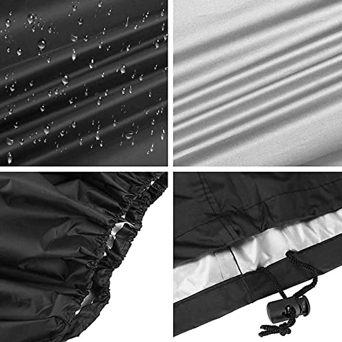 XYXH Outdoor Furniture Covers Waterproof 24" L x 20" W x 30" H, Rectangular Patio Table Cover, Garden Furniture Cover, 420D Heavy Duty Oxford Fabric Wind-Proof Anti-Snow Sun Protection