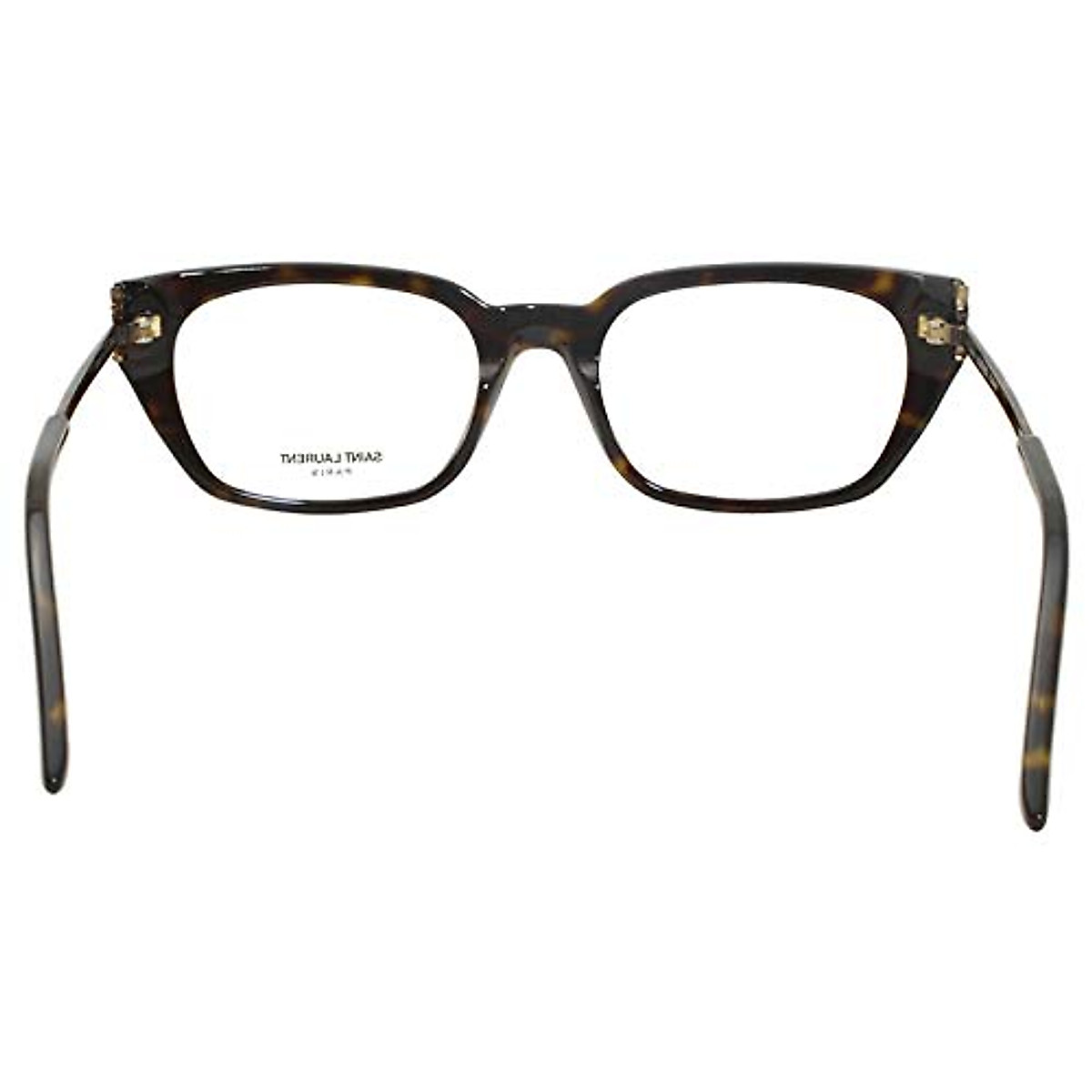 Saint Laurent Cateye Eyeglasses SL M48 004 Havana/Gold 51mm YSL