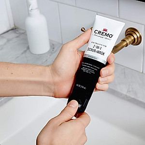 Cremo Detoxifying 2-in-1 Scrub & Mask, Activated Charcoal, 4 oz