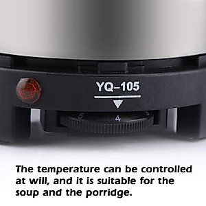 Mini Hot Plate, 500W Circular Small Electric Hot Plate, 110V Stove Electric Portable Stove Kitchen Cooktop Electric Heater, 5.3Inch