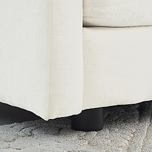 Neylory Oversized Modular Sectional Chenille Fabric Sofa Set,Extra Deep Seat Cloud Couch, Modular Sectional Couch,115 inch Width,3 Seat Modular Sofa Beige