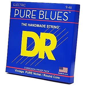 DR Strings Pure Blues Pure Nickel Wrap Round Core 9/46