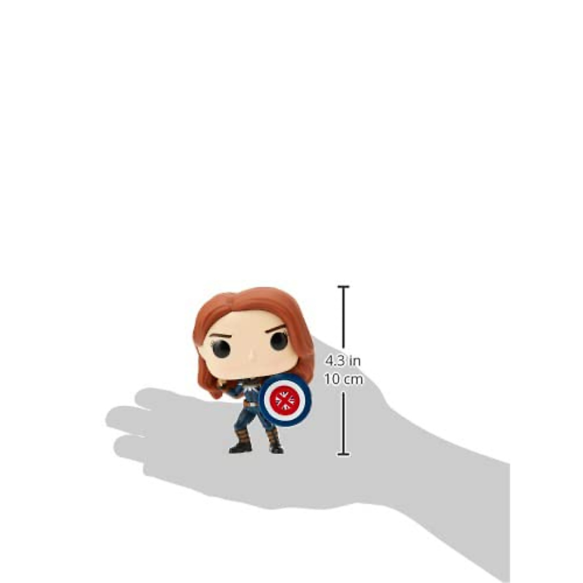 Funko POP Marvel: What If? - Captain Carter, Stealth Suit, Multicolor