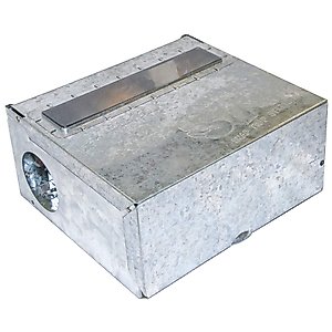 JT Eaton 401STS Steel Rat Size Snap Trap Station with Clear Inspection Window (Pack of 6)