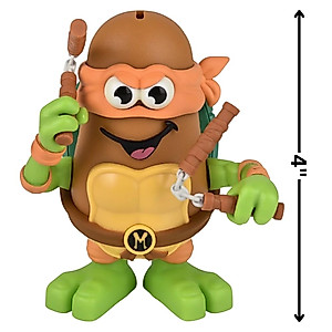 Poptaters Teenage Mutant Ninja Turtles Includes 1 Character, Michelangelo or Raphael, 12 Removable, Interchangeable Facial and Body Parts Including one Surprise Potato Head Original Piece! Ages 8+