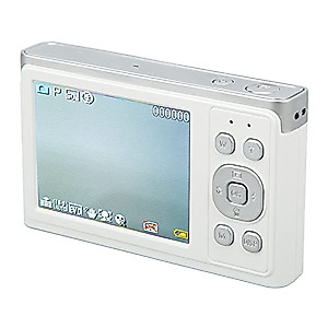Digital Camera, 2.88in IPS HD Screen 50MP Pixels Portable Camera LED Fill Light AF Autofocus for Video Recording (White)