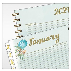 FranklinCovey - Watercolor Weekly Wire-Bound Planner (Classic, Jan 2024 - Dec 2024)