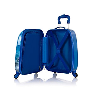 Marvel Avengers Hardside Spinner Rolling Luggage for Kids - 18 Inch(Blue)