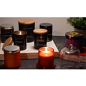 SunSest Scented Candle - for Home and Gifts - Lavender & Eucalyptus - 100% Natural Soy Wax and Pure Essential Oils - Women and Men Candles - Long Lasting- Stress Relief