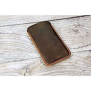 Personalized Leather phone case sleeve pouch for Samsung Galaxy phone S22 S21 S20 ultra plus, Note 20 10 X03-SG005S (S21 Ultra)