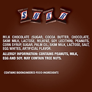 SNICKERS Minis Milk Chocolate Candy Bars Father’s Day Gift, Party Size, 35.6 oz Bag