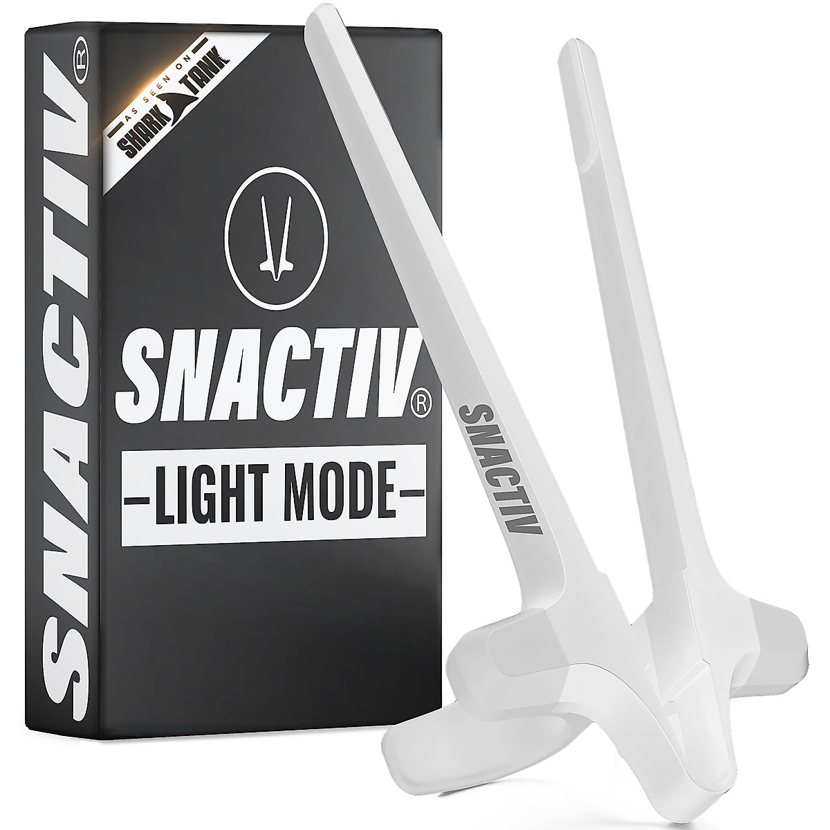 SNACTIV - Light Mode - The Official Snacking Tool of the Future, as seen on Shark Tank!, White, One Size
